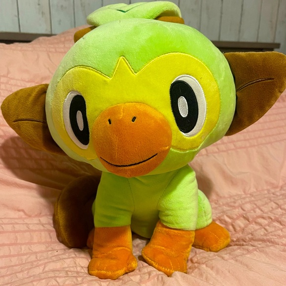 Build-A-Bear | Toys | Build A Bear Pokemon Plush Grookey Displayed By ...